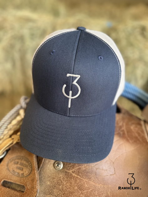 NEW!! 310 Navy / SIlver Hat – 310 Ranch Life